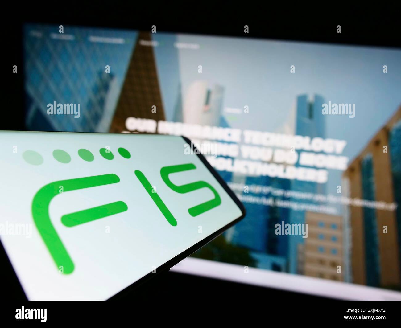 Stuttgart, Germany, 12-29-2022: Mobile phone with logo of Fidelity ...