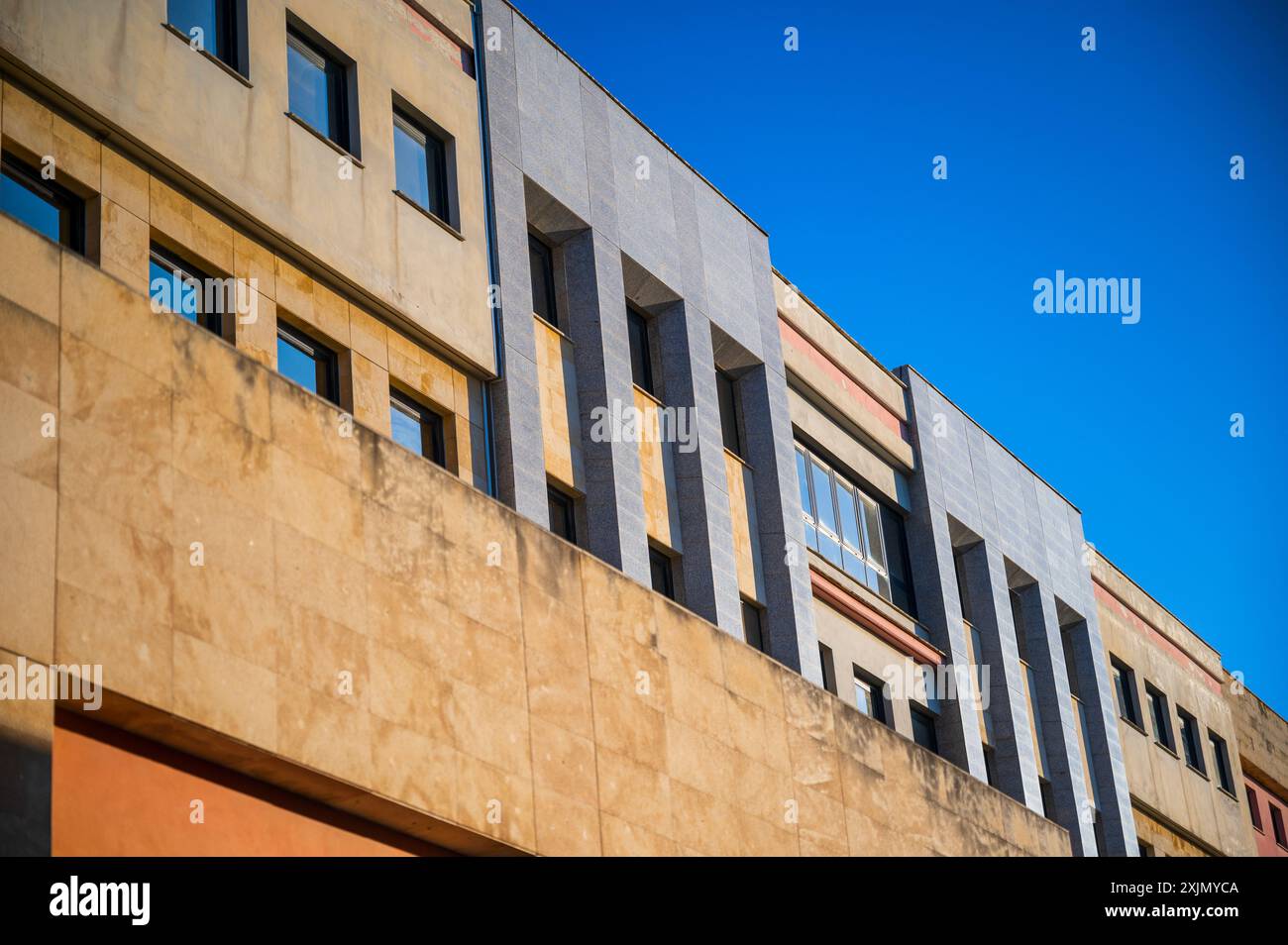 The beautiful Colored Business office building in Limassol in Cyprus ...