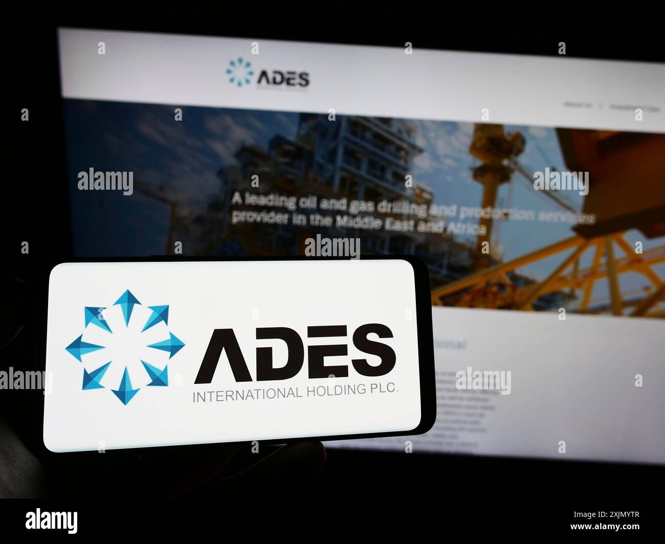 Stuttgart, Germany, 12-25-2022: Person holding cellphone with logo of ...