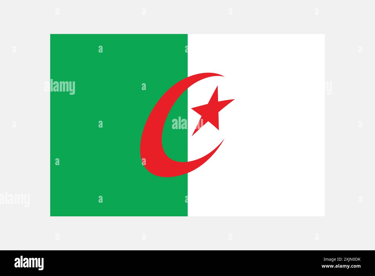 Africa flag map algeria red hi-res stock photography and images - Alamy