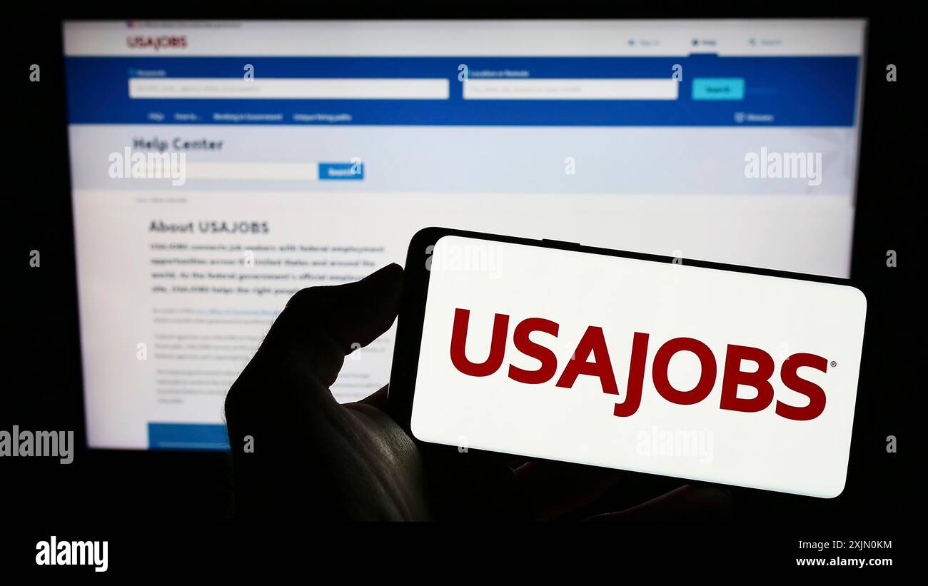 Usajobs logo hi-res stock photography and images - Alamy