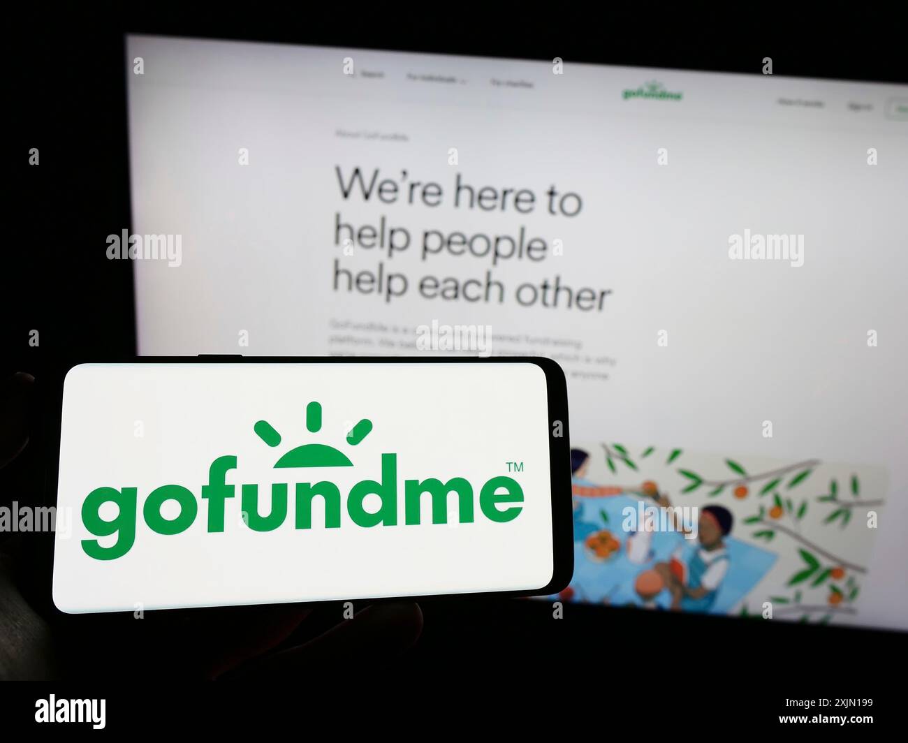 Gofundme crowdfunding hi-res stock photography and images - Alamy