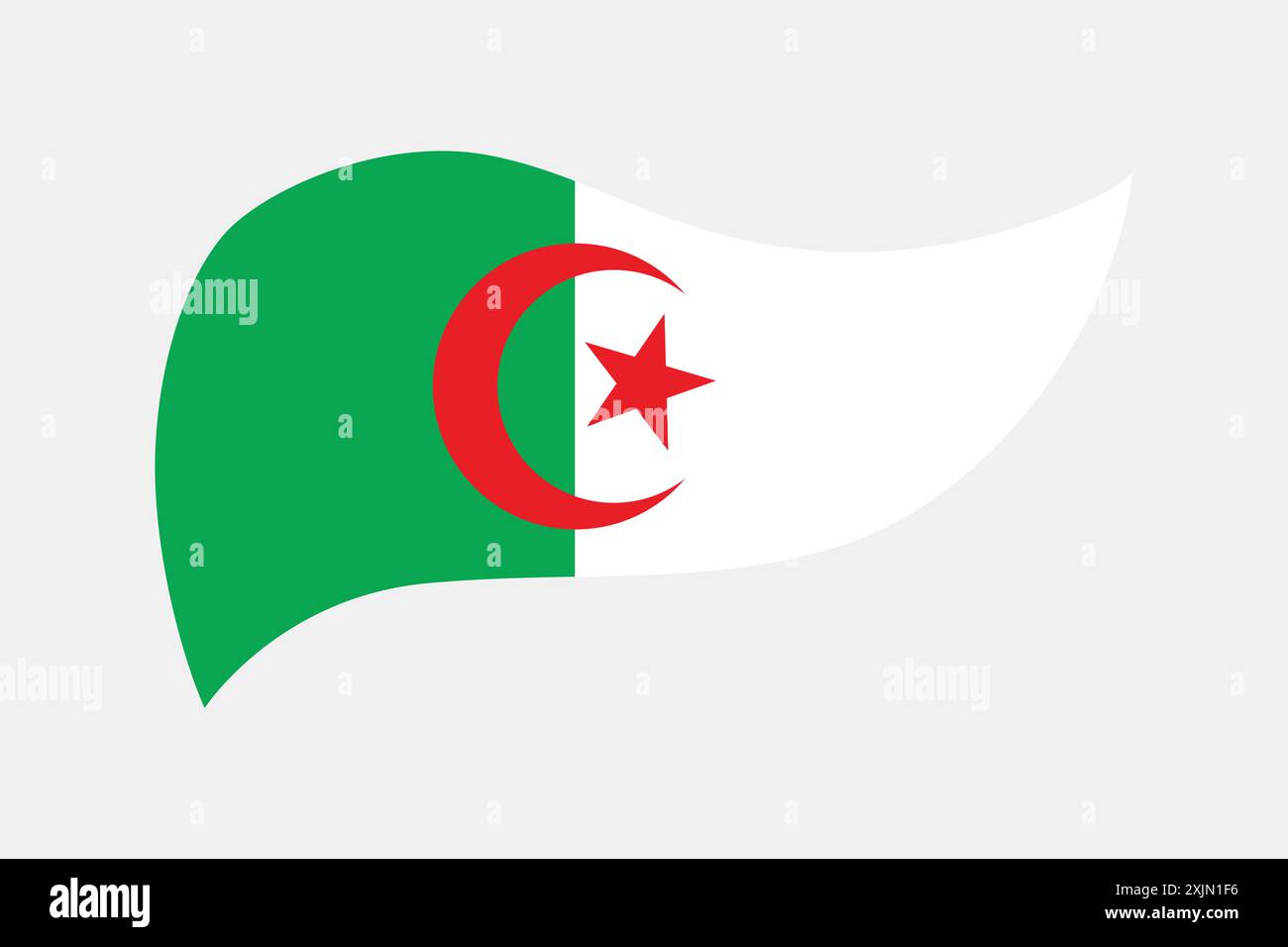 Africa flag map algeria red hi-res stock photography and images - Alamy