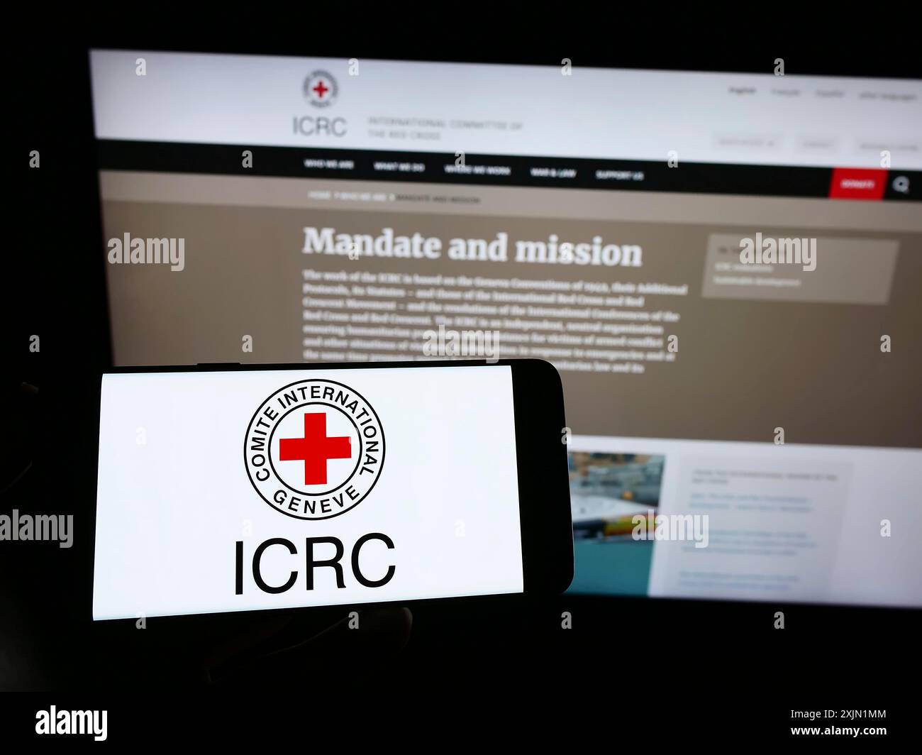 Icrc logo hi-res stock photography and images - Alamy