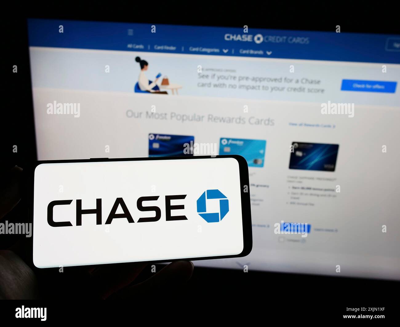Chase mobile logo hi-res stock photography and images - Alamy