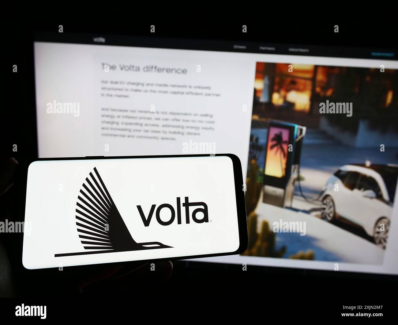 Ev brand logo hi-res stock photography and images - Alamy