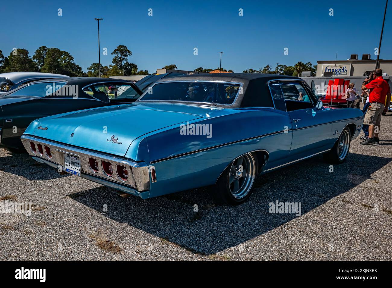 Gulfport, MS - October 01, 2023: High perspective rear corner view of a ...