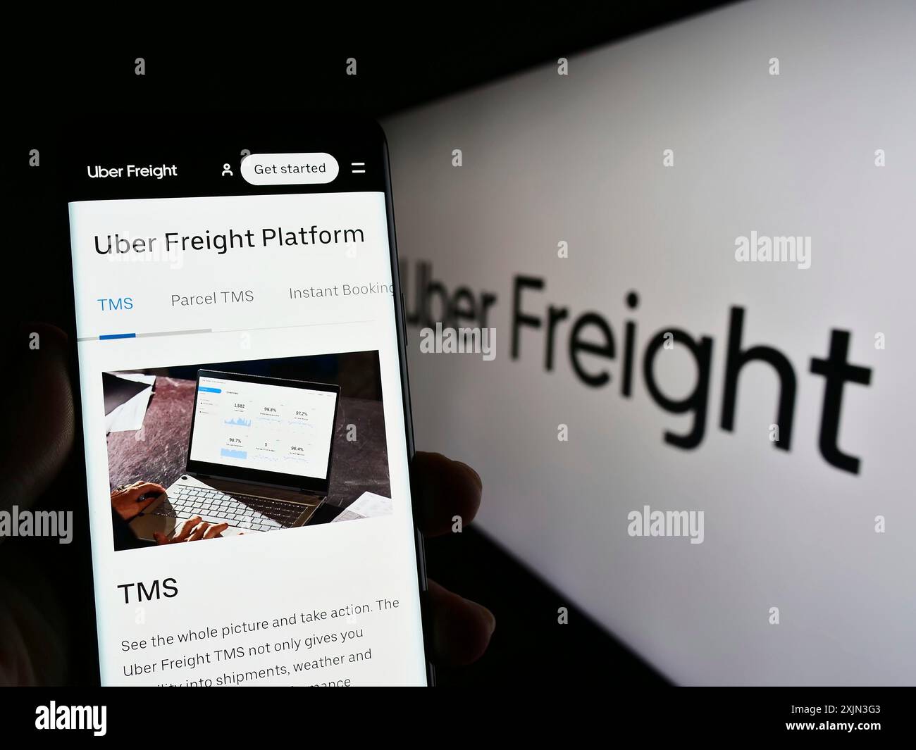 Uber freight logo hi-res stock photography and images - Alamy