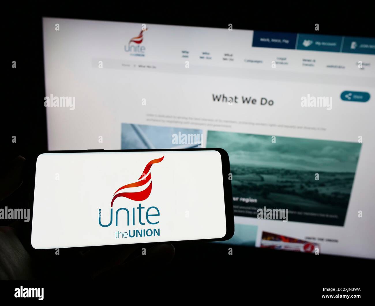 Unite union logo hi-res stock photography and images - Alamy
