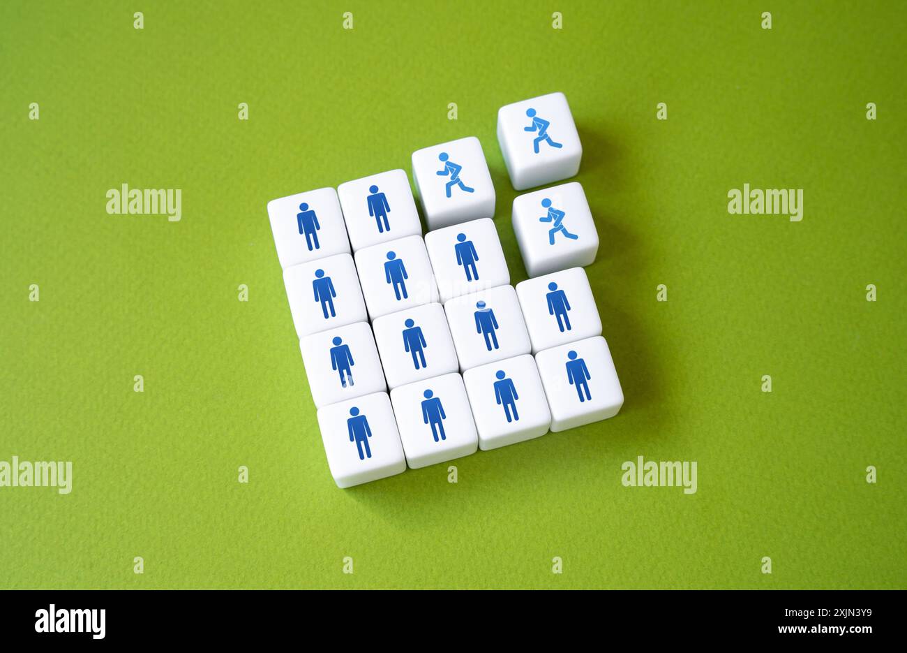People gather in a group. Become part of the team. Hiring employees ...