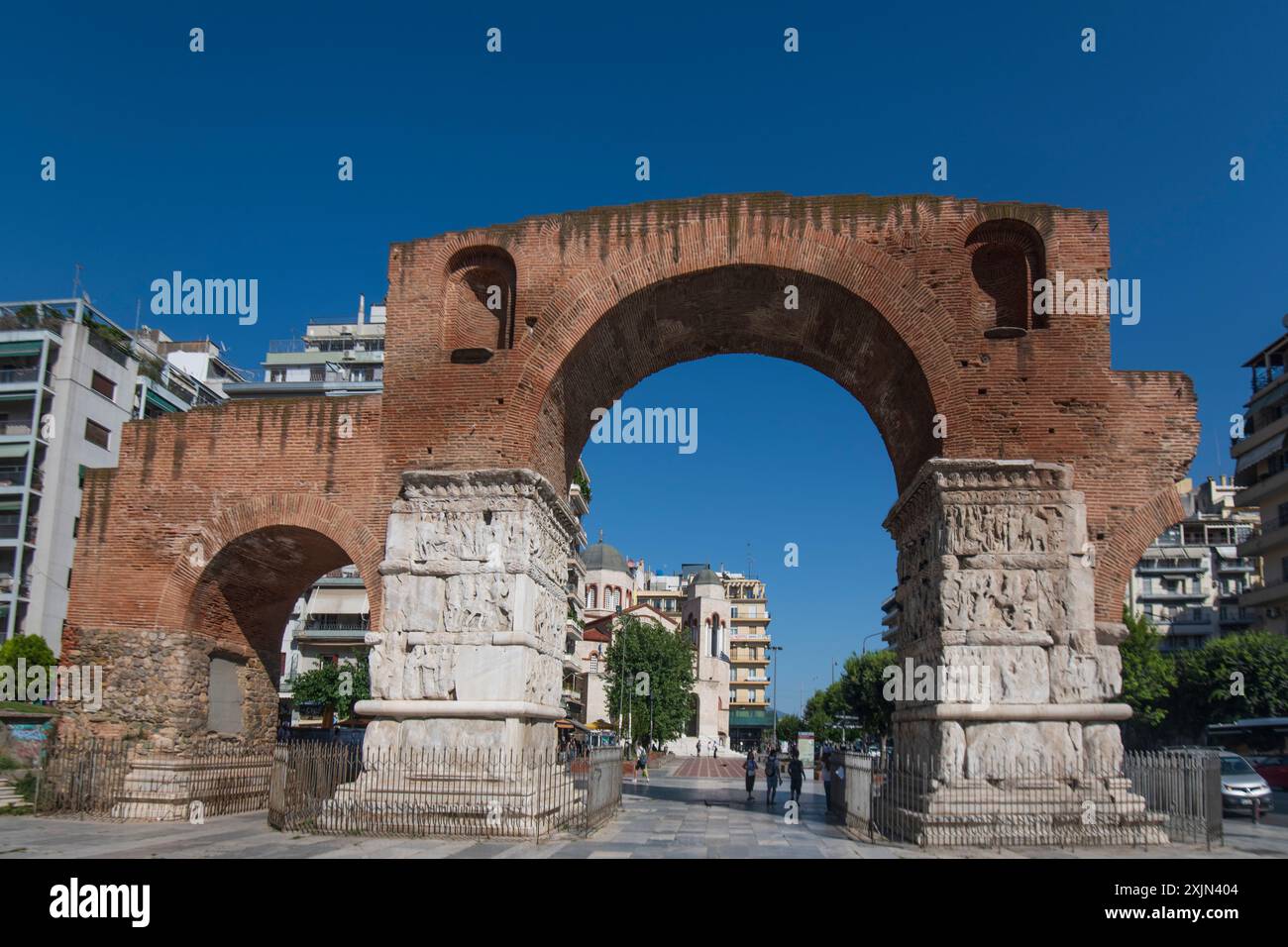 Thessaloniki: Arch of Galerius. Greece Stock Photo - Alamy
