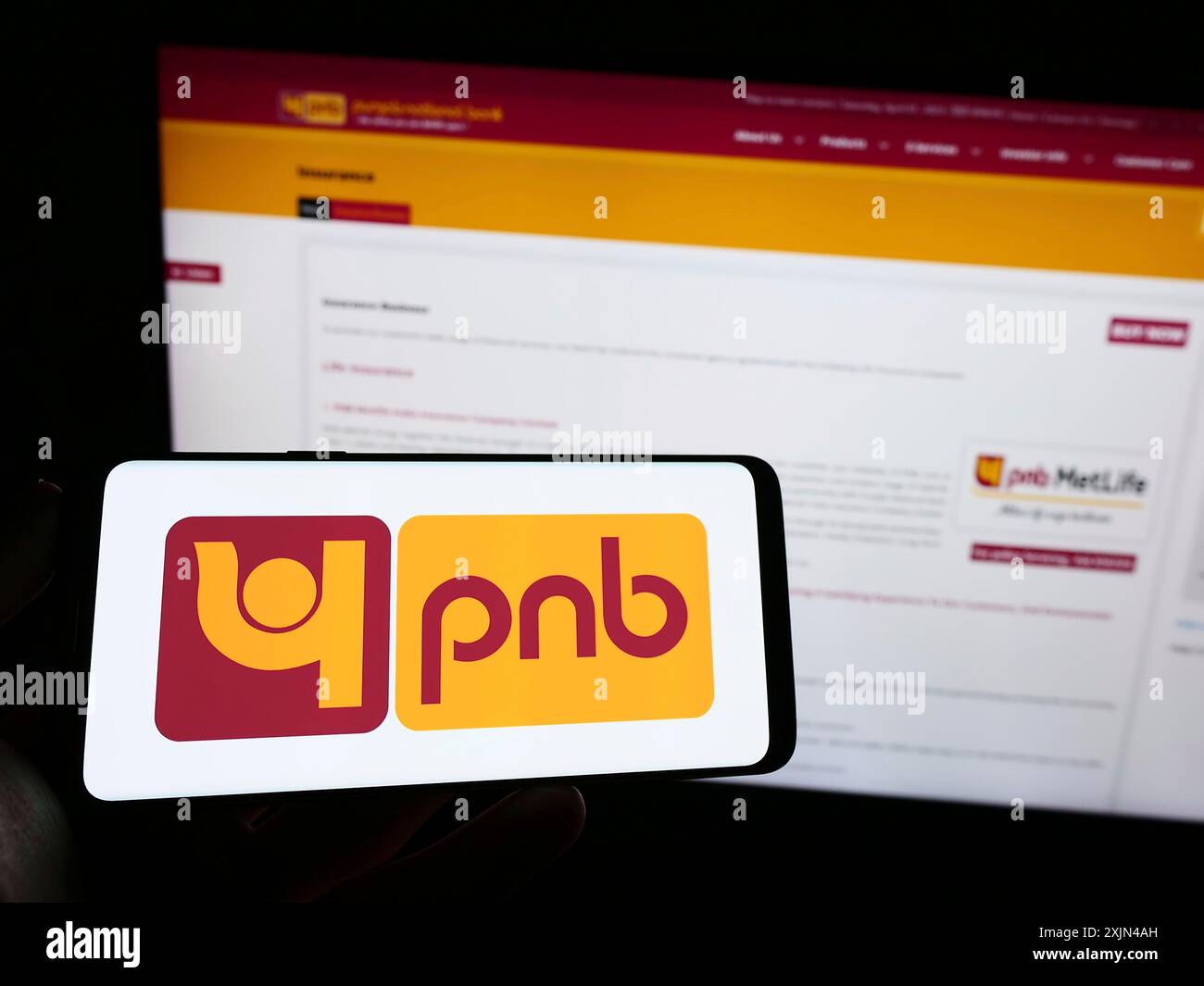 Stuttgart, Germany, 04-01-2023: Person holding mobile phone with logo ...