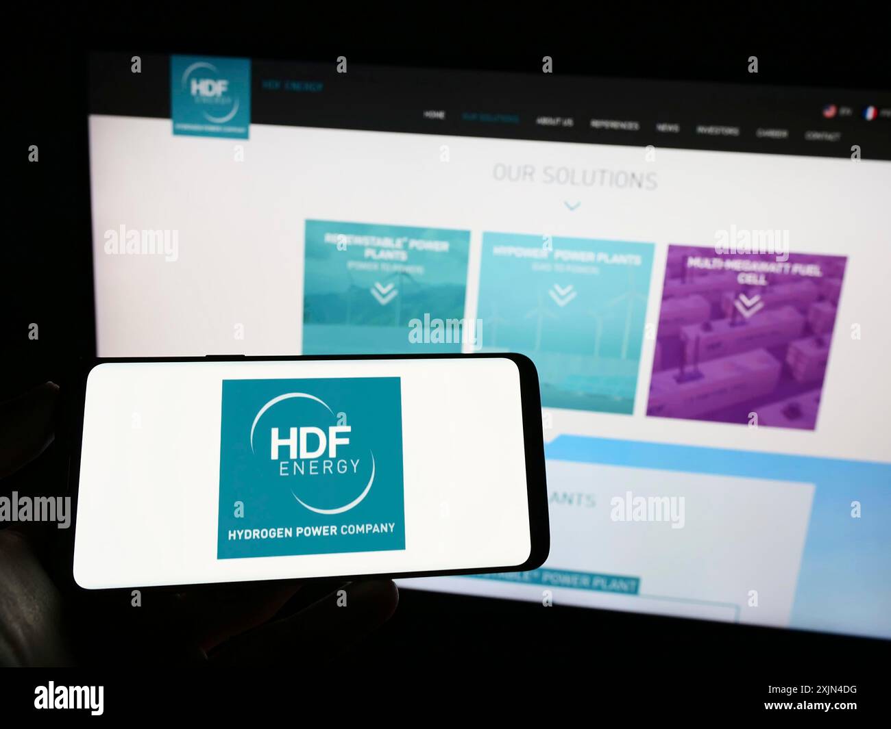 Hdf business company logo hi-res stock photography and images - Alamy