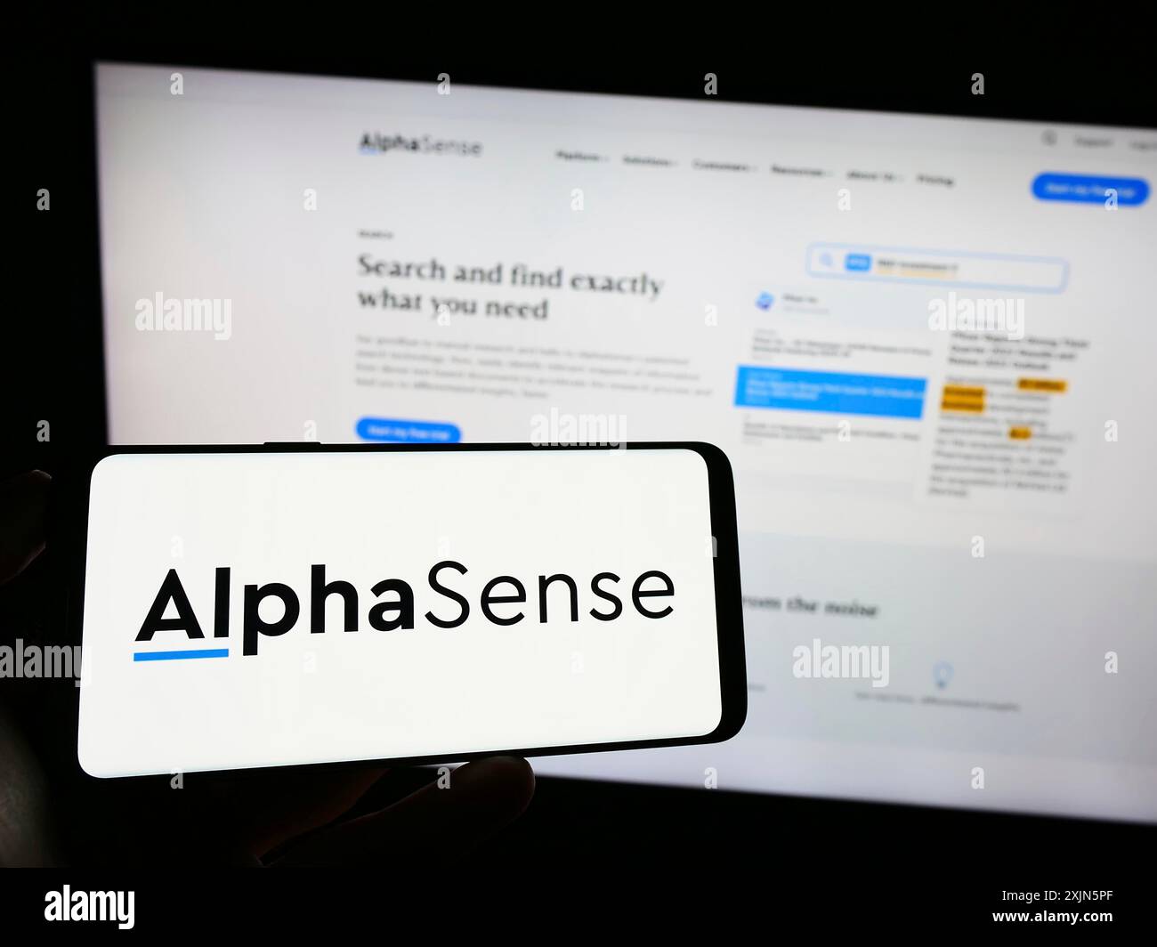 Alphasense logo hi-res stock photography and images - Alamy