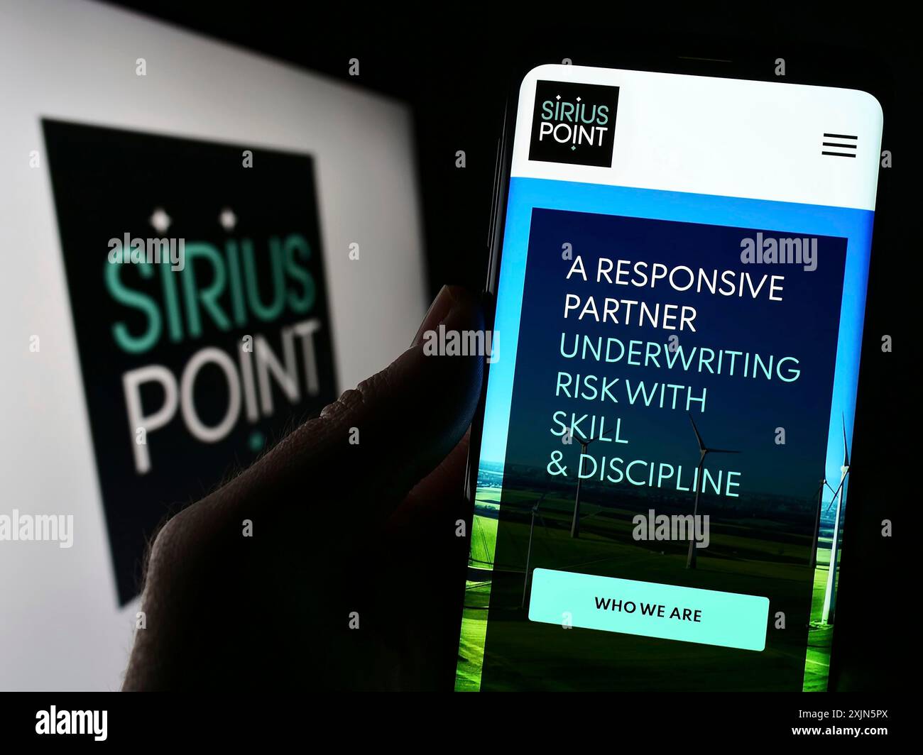 Siriuspoint logo hi-res stock photography and images - Alamy