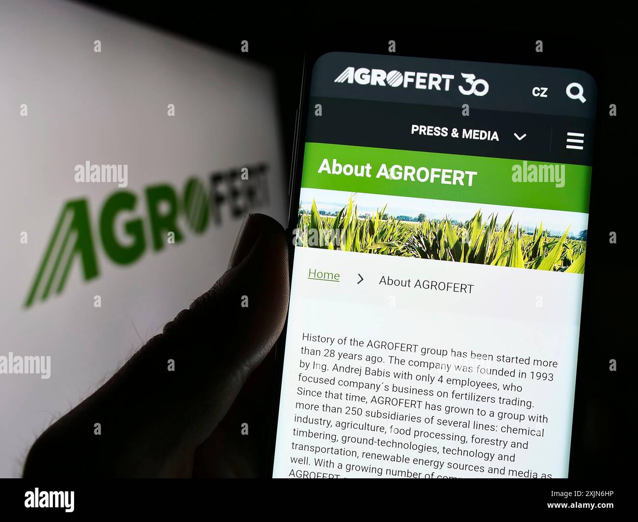 Agrofert logo hi-res stock photography and images - Alamy
