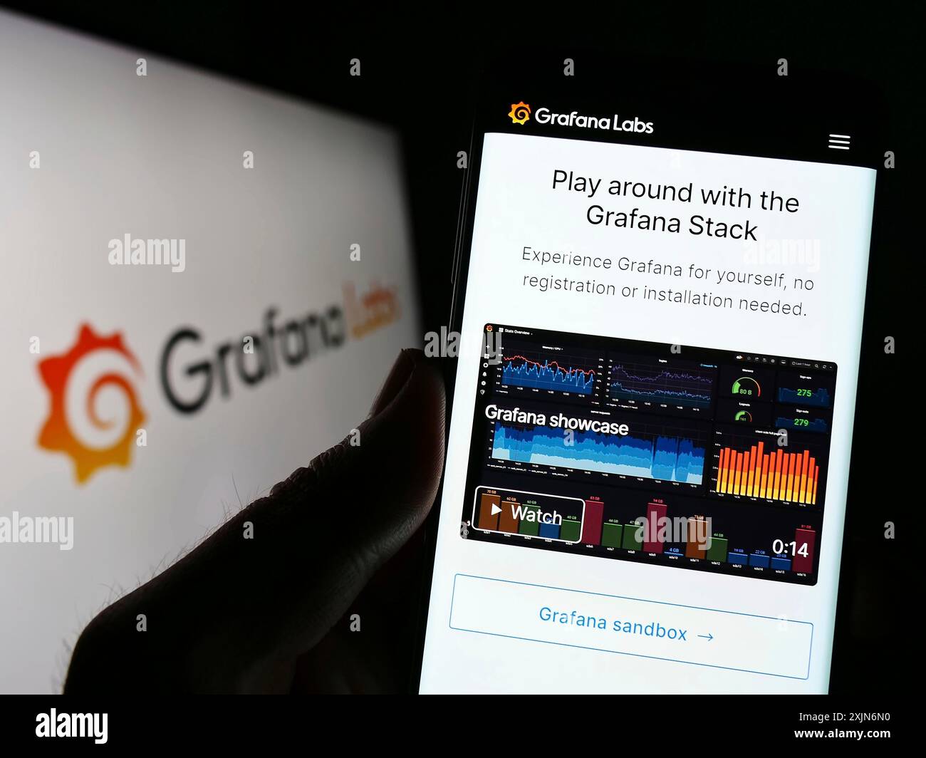 Grafana logo hi-res stock photography and images - Alamy