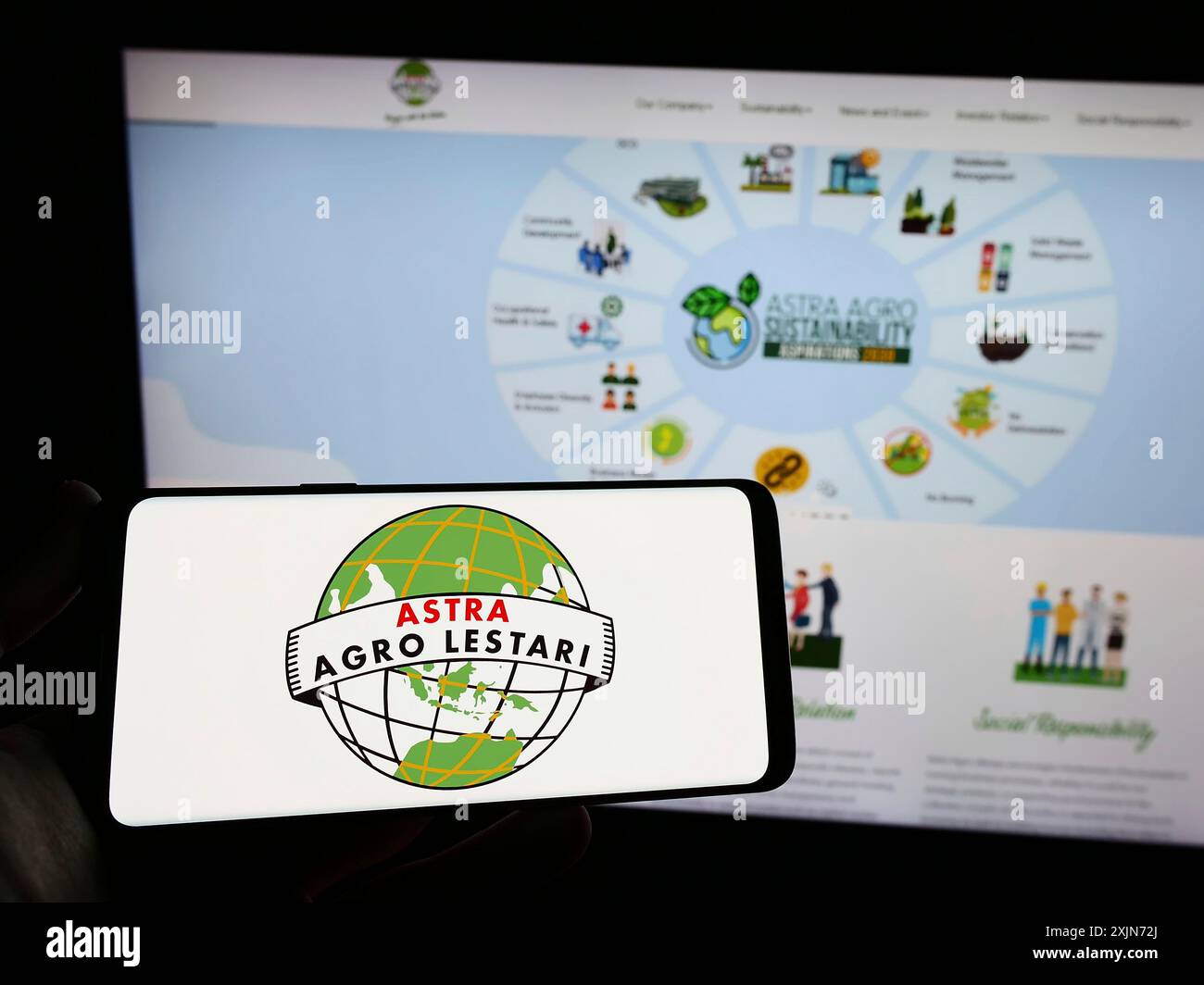 Astra agro lestari logo hi-res stock photography and images - Alamy