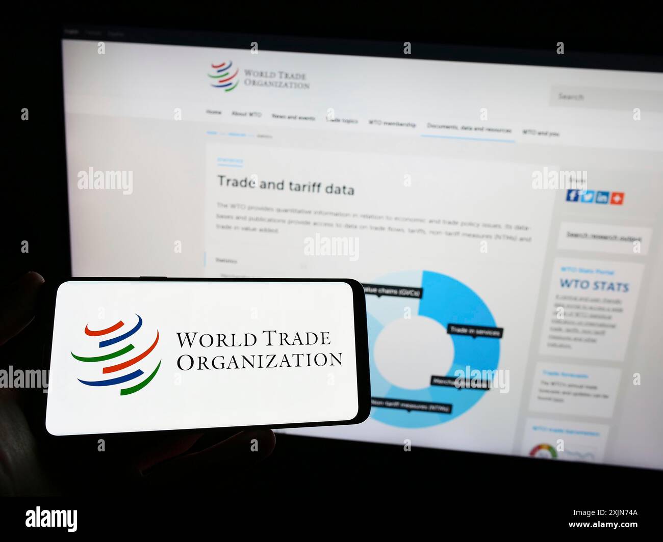 World trade organization logo hi-res stock photography and images - Alamy