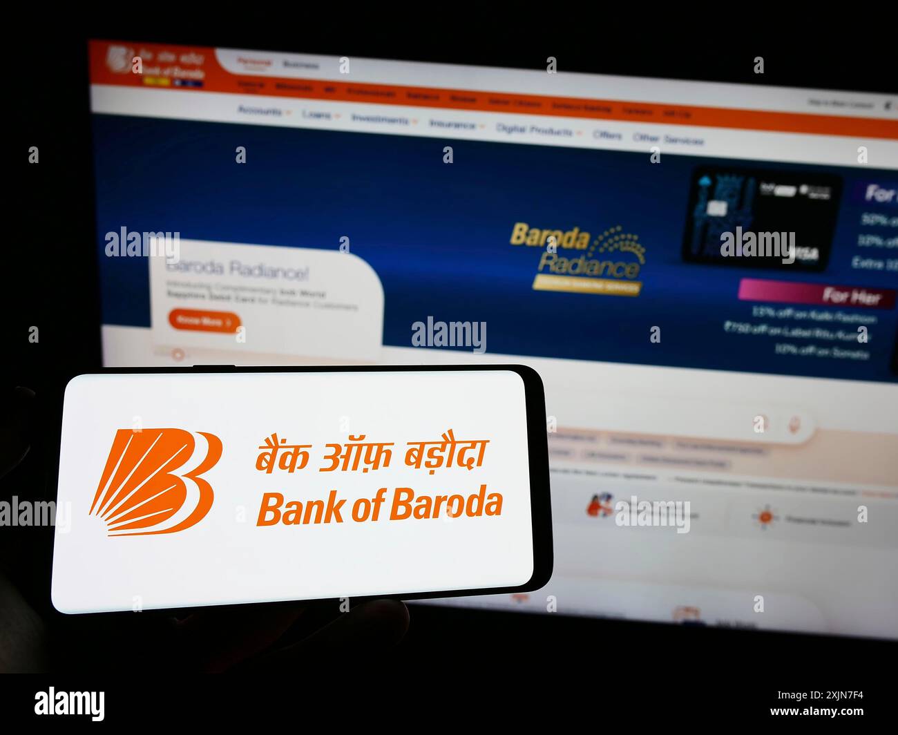 Bank of baroda logo hi-res stock photography and images - Alamy