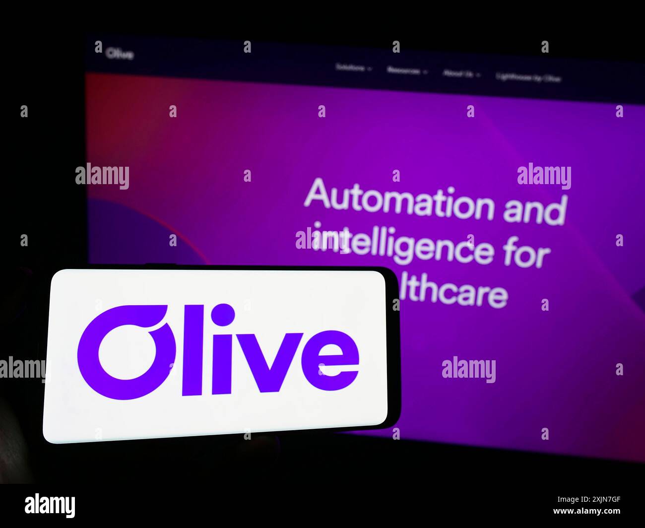 Olive ai logo hi-res stock photography and images - Alamy