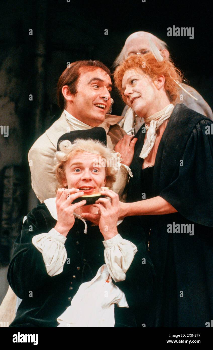 (front) Jason Watkins (Jerry Blackacre), Pip Donaghy (Freeman ...