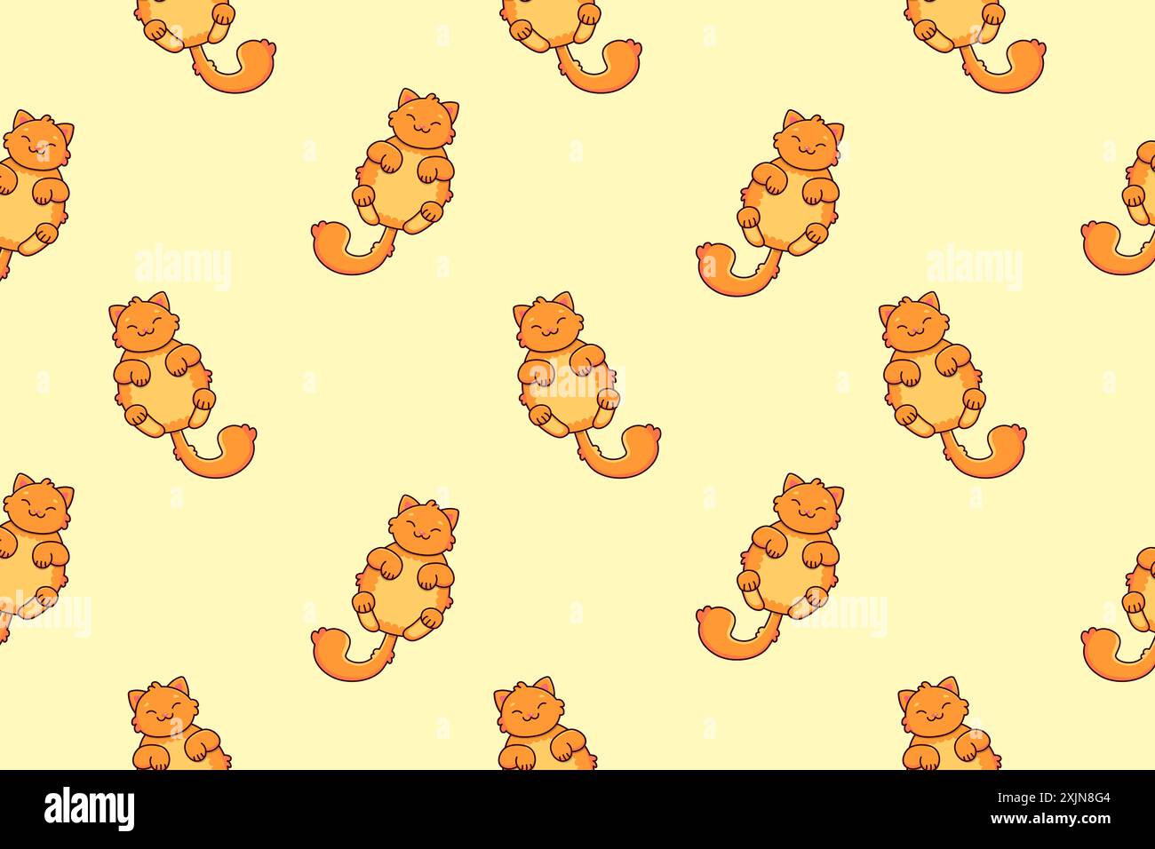 Ginger sleep Stock Vector Images - Alamy