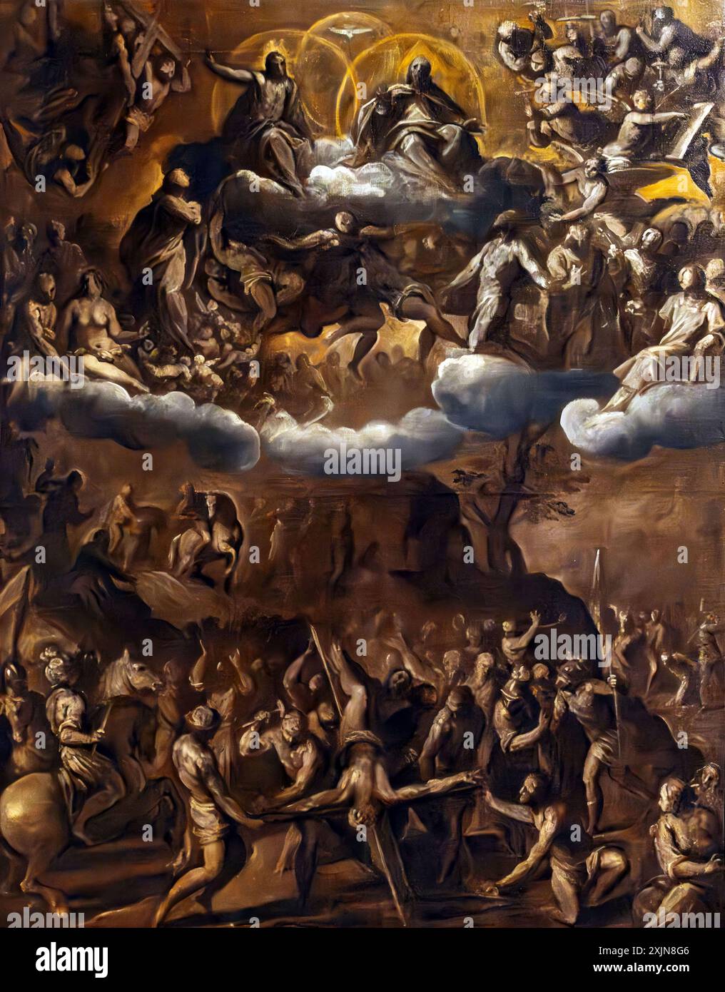 (Venice) The Trinity in Glory and the Martyrdom of Saints Peter and ...