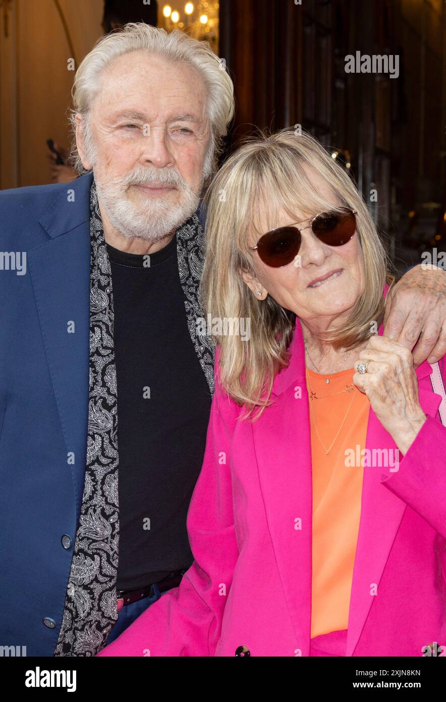 18 Jul 2024, London, England, UK - Twiggy and Leigh Lawson attending ...