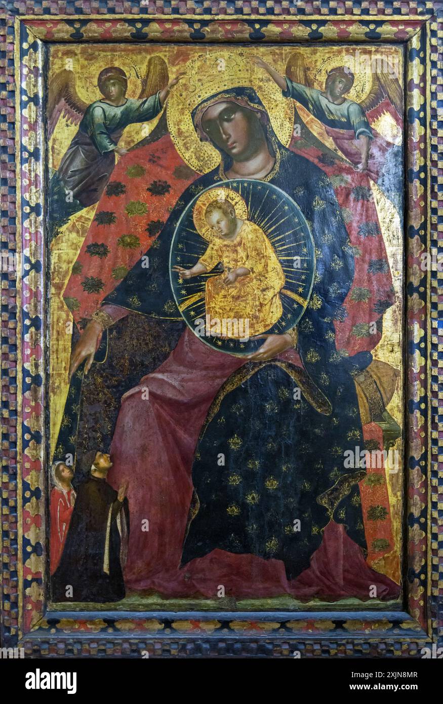 Accademia - Madonna col Bambino e due committenti di Paolo Veneziano ...