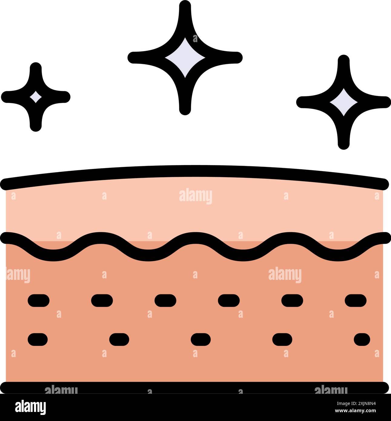 Skin purity icon. Facial Skin Care Cleansing Pictogram. Hydration skin ...