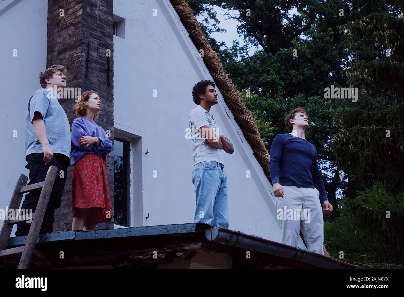 ENNO TREBS, PAULA BEER, LANGSTON UIBEL and THOMAS SCHUBERT in AFIRE ...