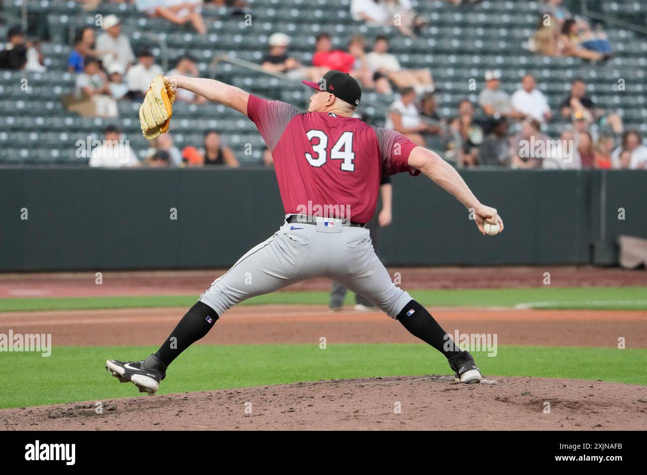 Salt Lake UT, USA. 13th July, 2024. Sacramento pitcher Tanner Andrews ...