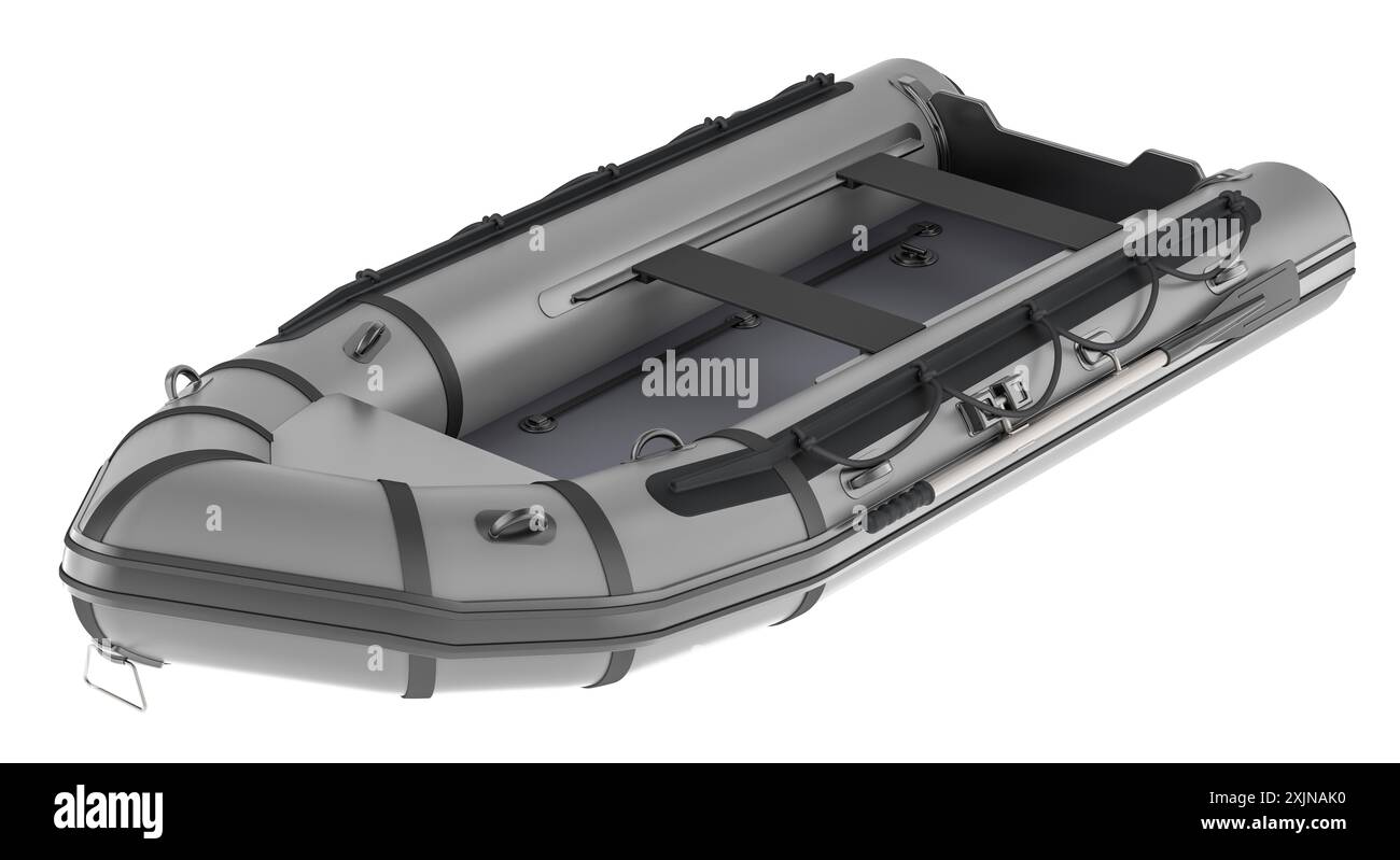 3d illustration inflatable boat hi-res stock photography and images - Alamy