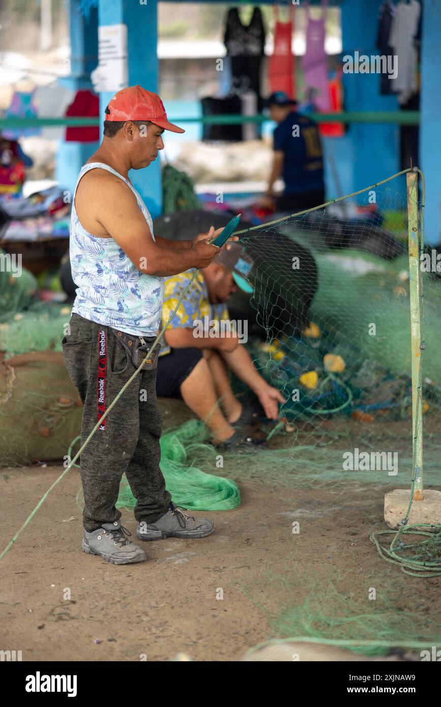 Lima - Peru, May 21, 2023 - Lima's fishing port is alive with the ...