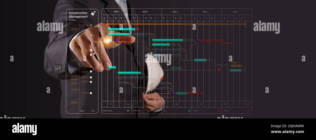 Construction timeline hi-res stock photography and images - Alamy