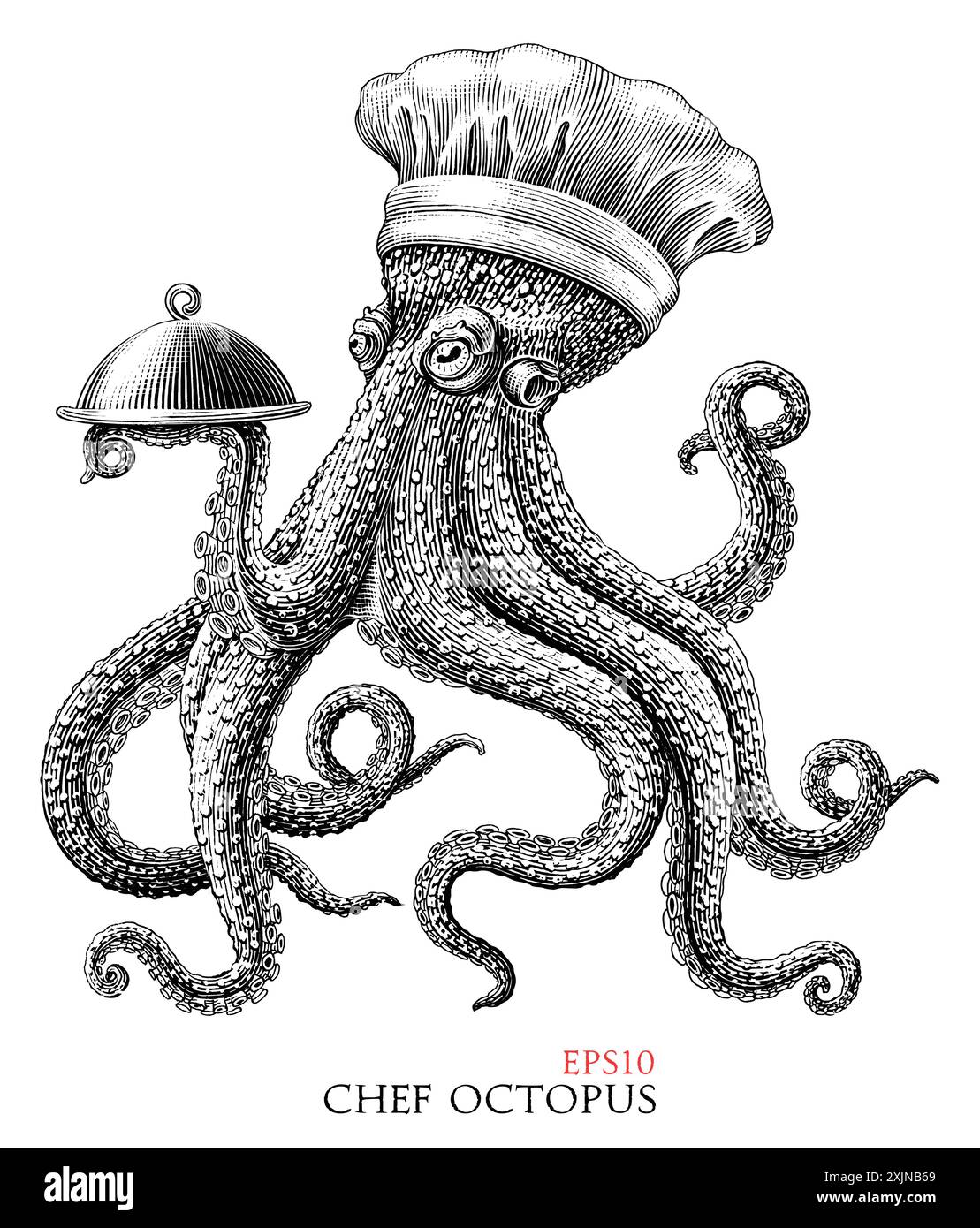 Vintage cooking clipart Stock Vector Images - Alamy