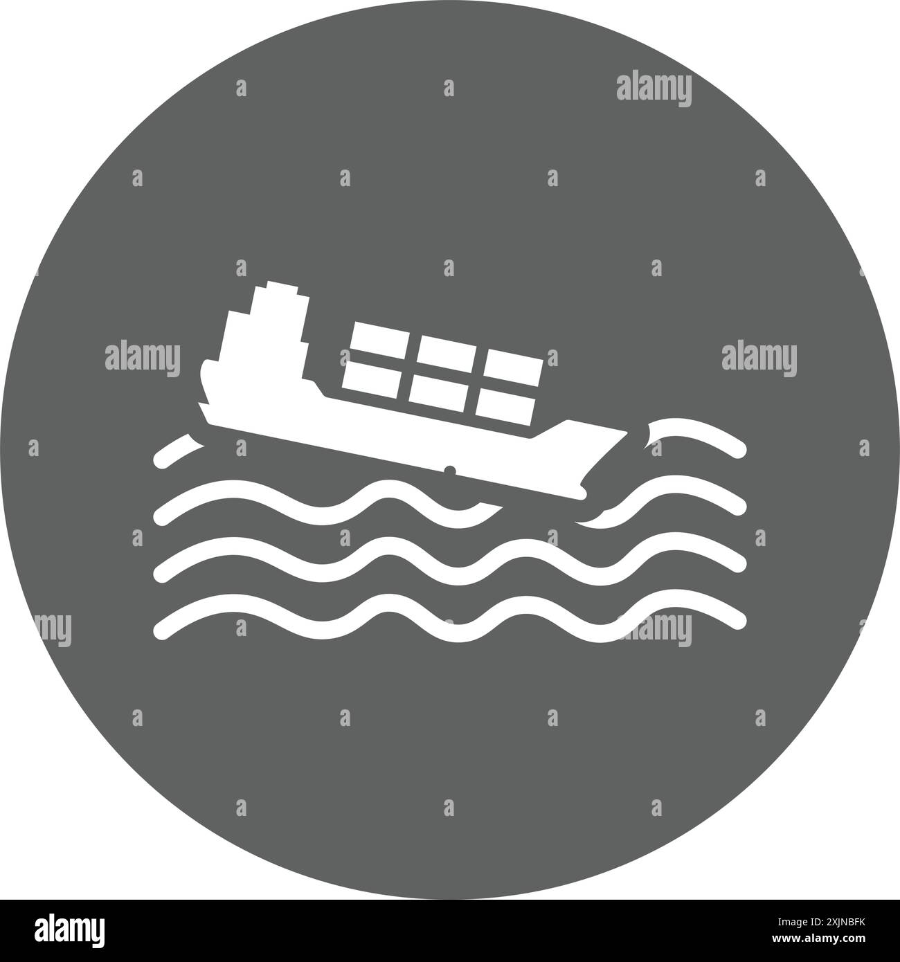 Container Ship Icon - Perfect use for print media, web, stock images ...