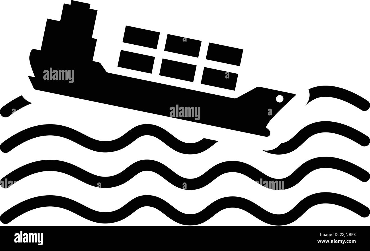 Container Ship Icon - Perfect use for print media, web, stock images ...