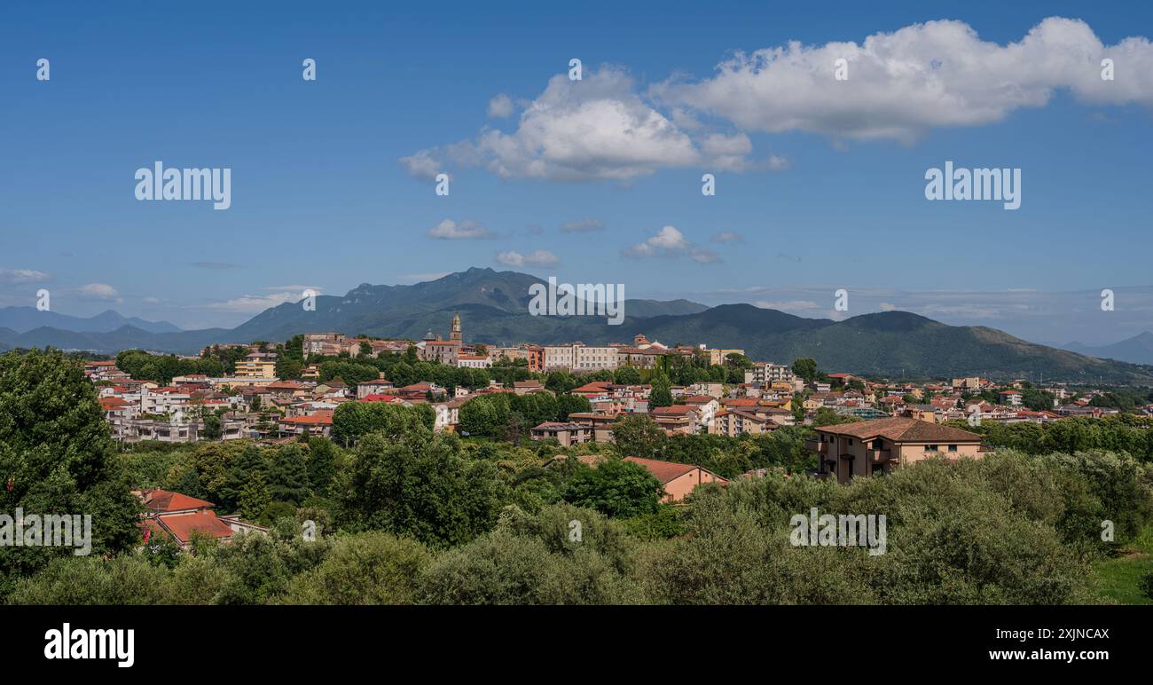Town of pre-Roman origins, located on the slopes of the volcanic massif ...