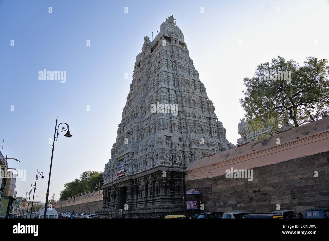 beautiful picture of Hindu Temple Tower Stock Photo - Alamy