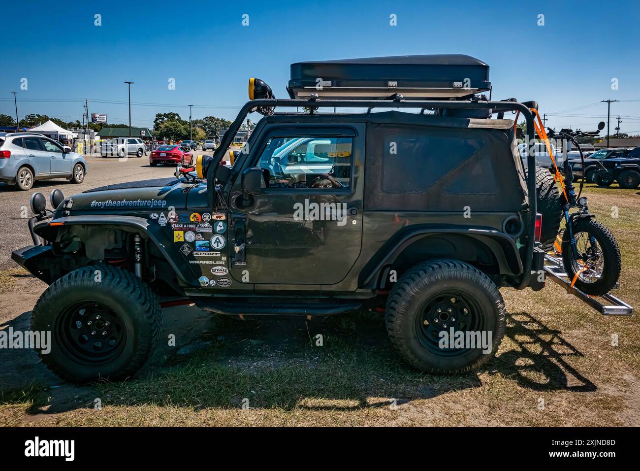 Gulfport, MS - October 01, 2023: High perspective side view of a 2015 ...