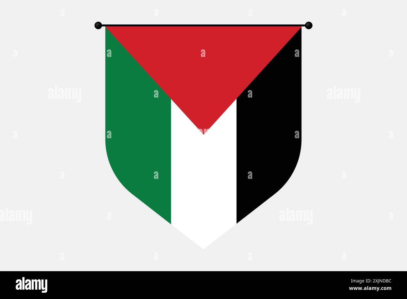 Flag of Palestine Sign Stock Vector Image & Art - Alamy