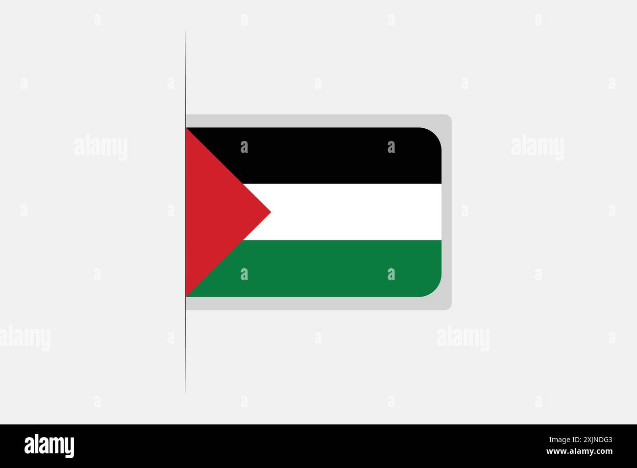 Flag of Palestine Sign Stock Vector Image & Art - Alamy