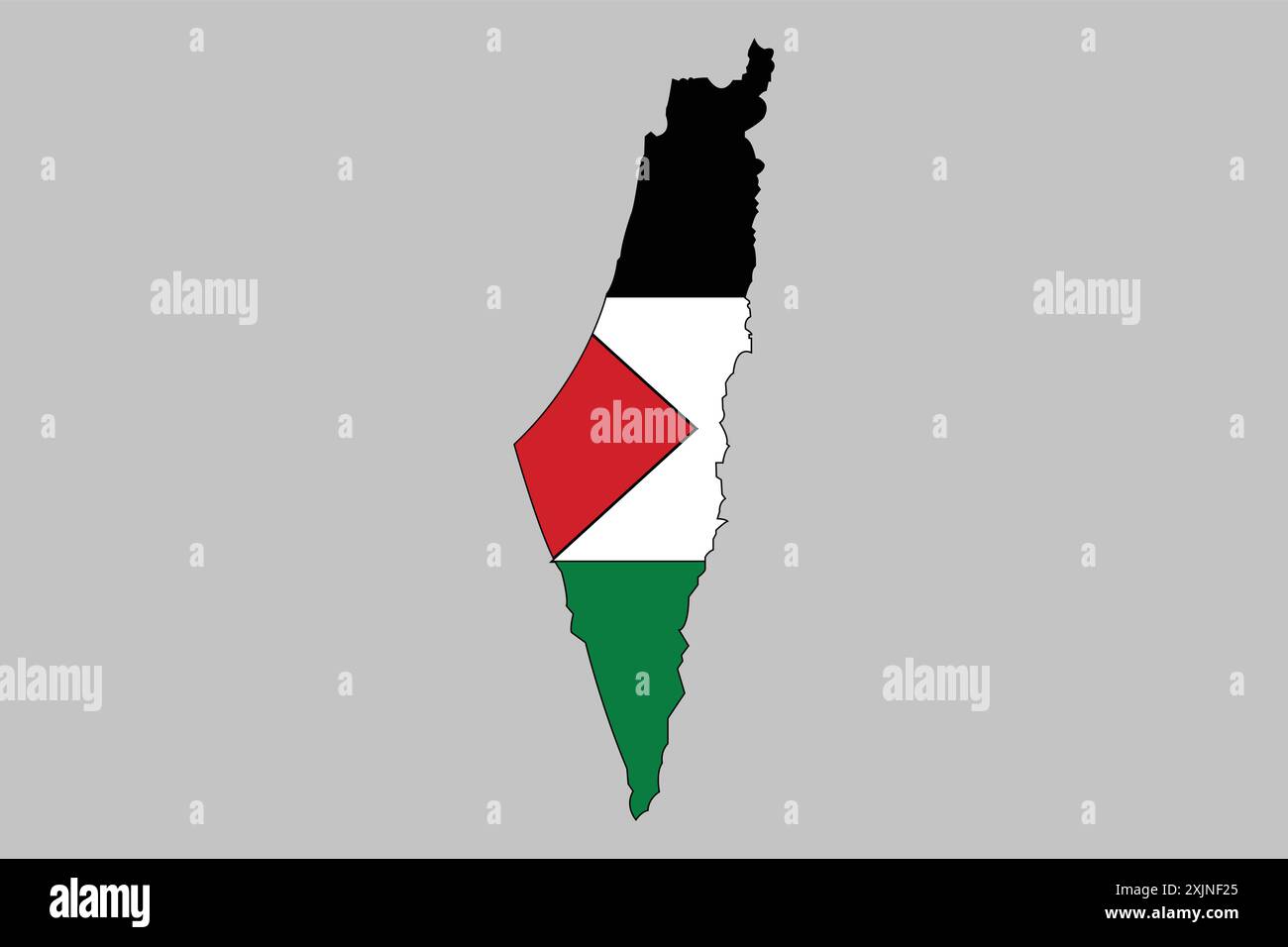 Palestinian map Stock Vector Images - Alamy