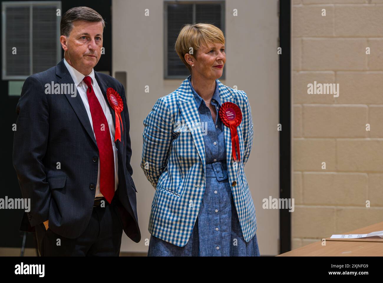 General election 2024 count for Lothian East constituency with Douglas ...