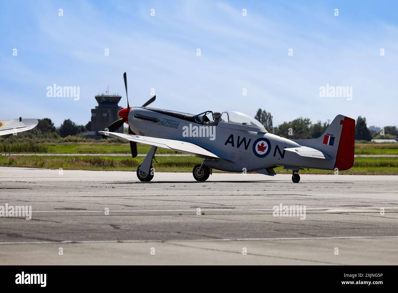 North American P-51 Mustang at Boundary Bay Canada Stock Photo - Alamy