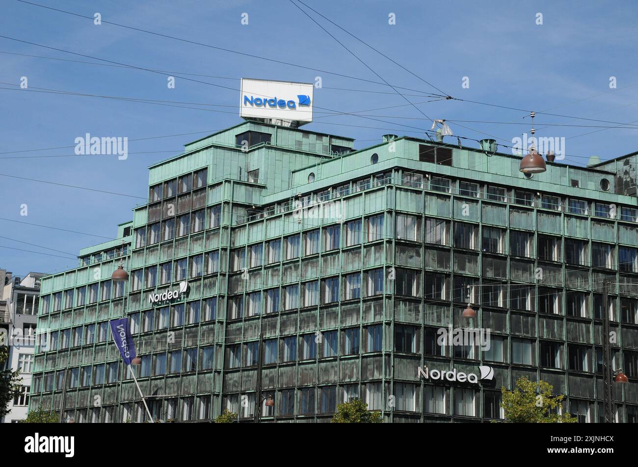 Copenhagen/ Denmark/19 July 2024/Nordea bank in danish capital ...