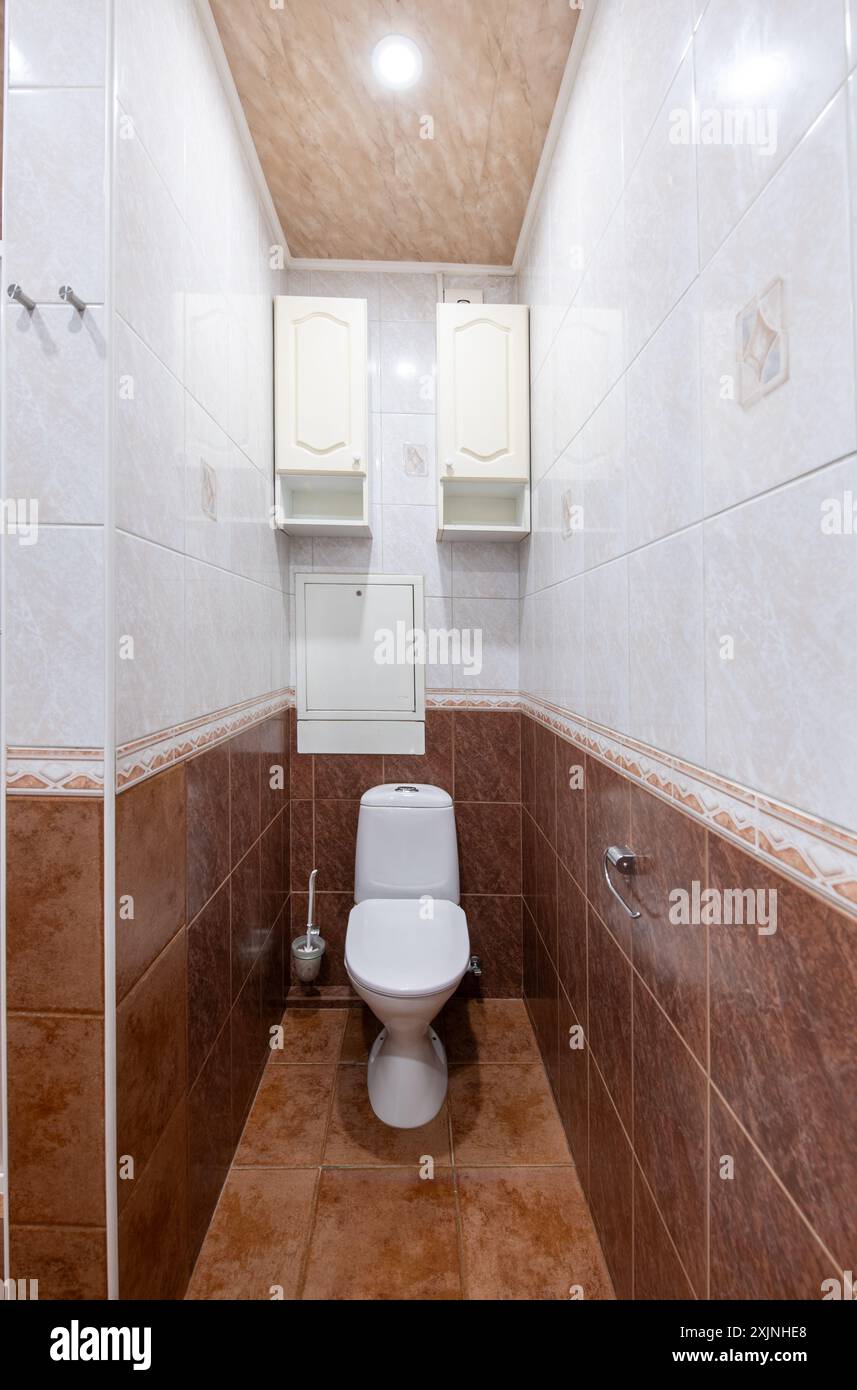 Bright Elegant Modern Bathroom Interior Design of White Lavatory ...