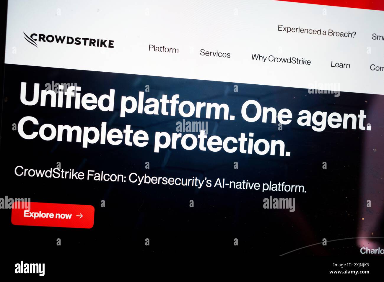 Internet, USA. 19th July, 2024. CrowdStrike, a leading cybersecurity ...